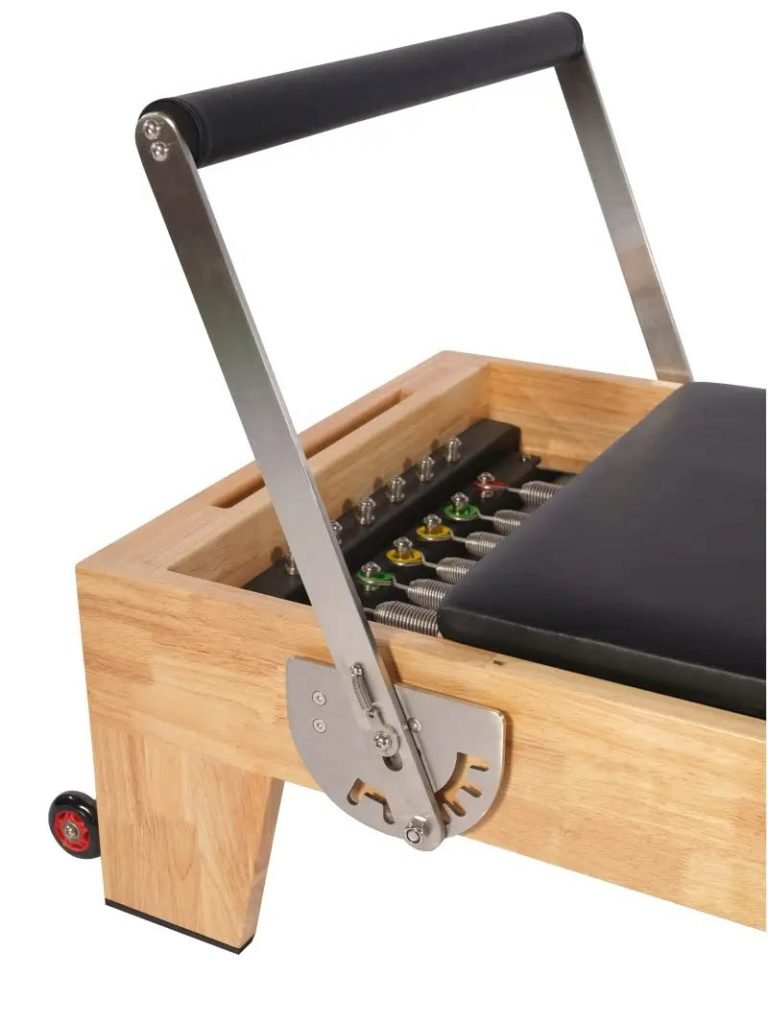 Classical Pilates Oak Reformer With Tower - Gofitstrength